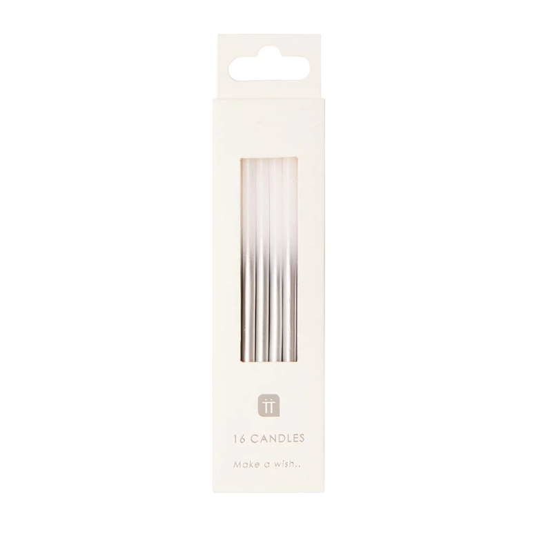 CANDLES WHITE & SILVER 16PK #64831 – ANTHEM