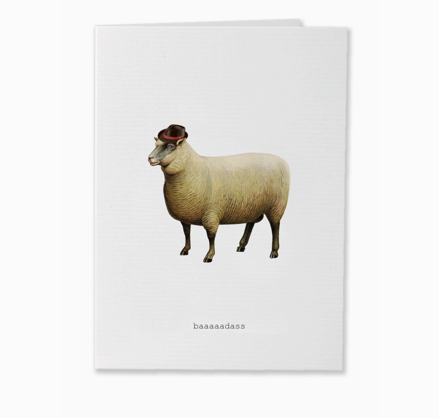 GREETING CARD "BAAADASS" #74474 – ANTHEM